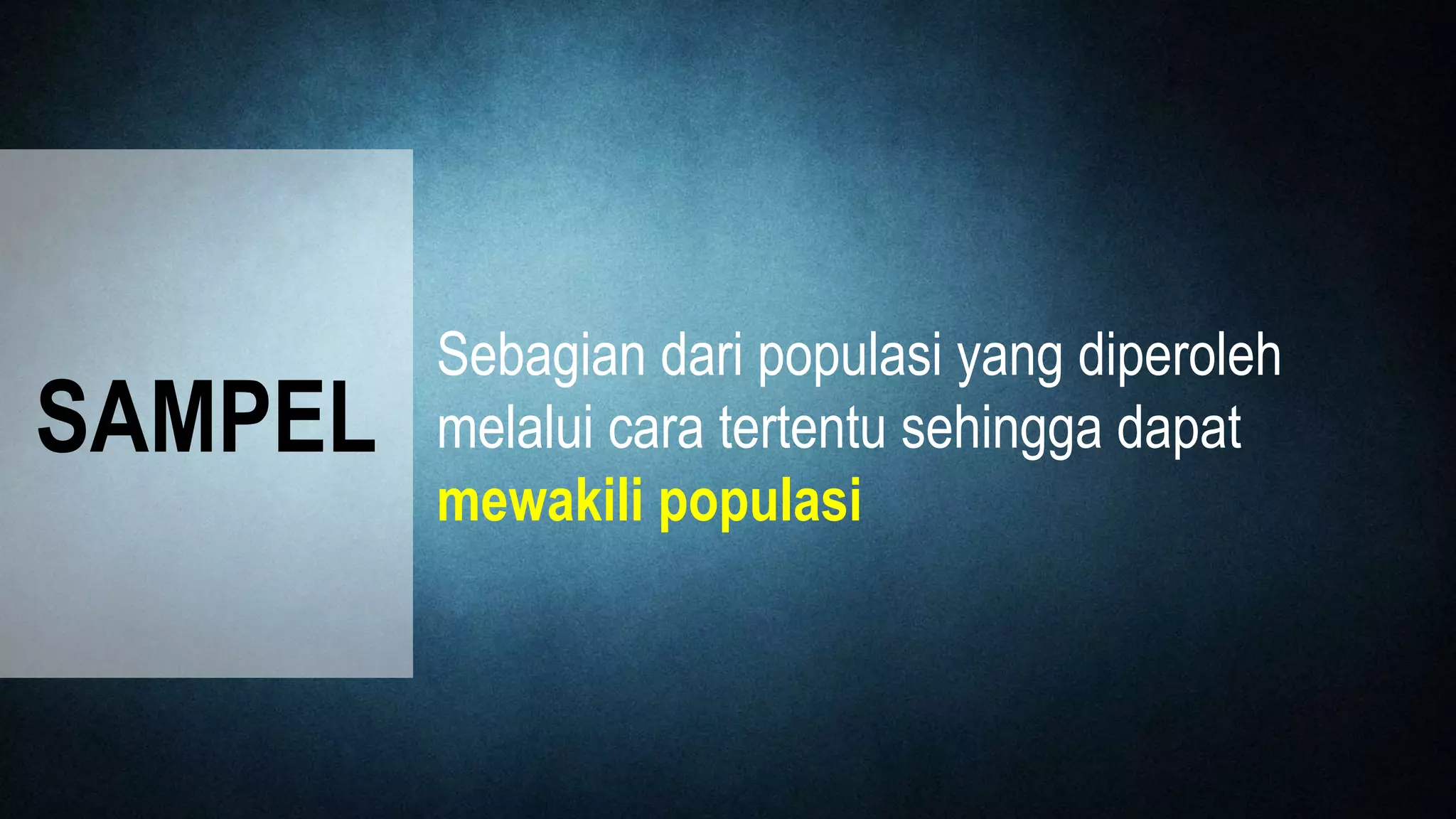 Data, populasi, dan sampel | PPT