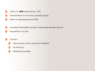 Dataporten intro (workshop with Difi) | PDF