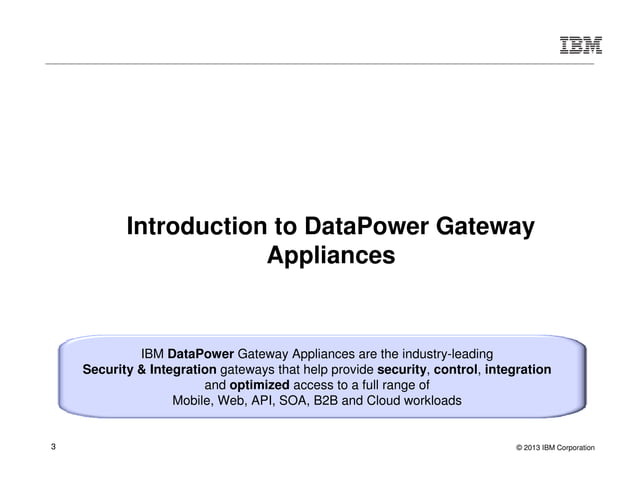 IBM DataPower Gateway - Common Use Cases | PDF | Computing | Technology & Computing