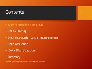 Data pre processing | PPT