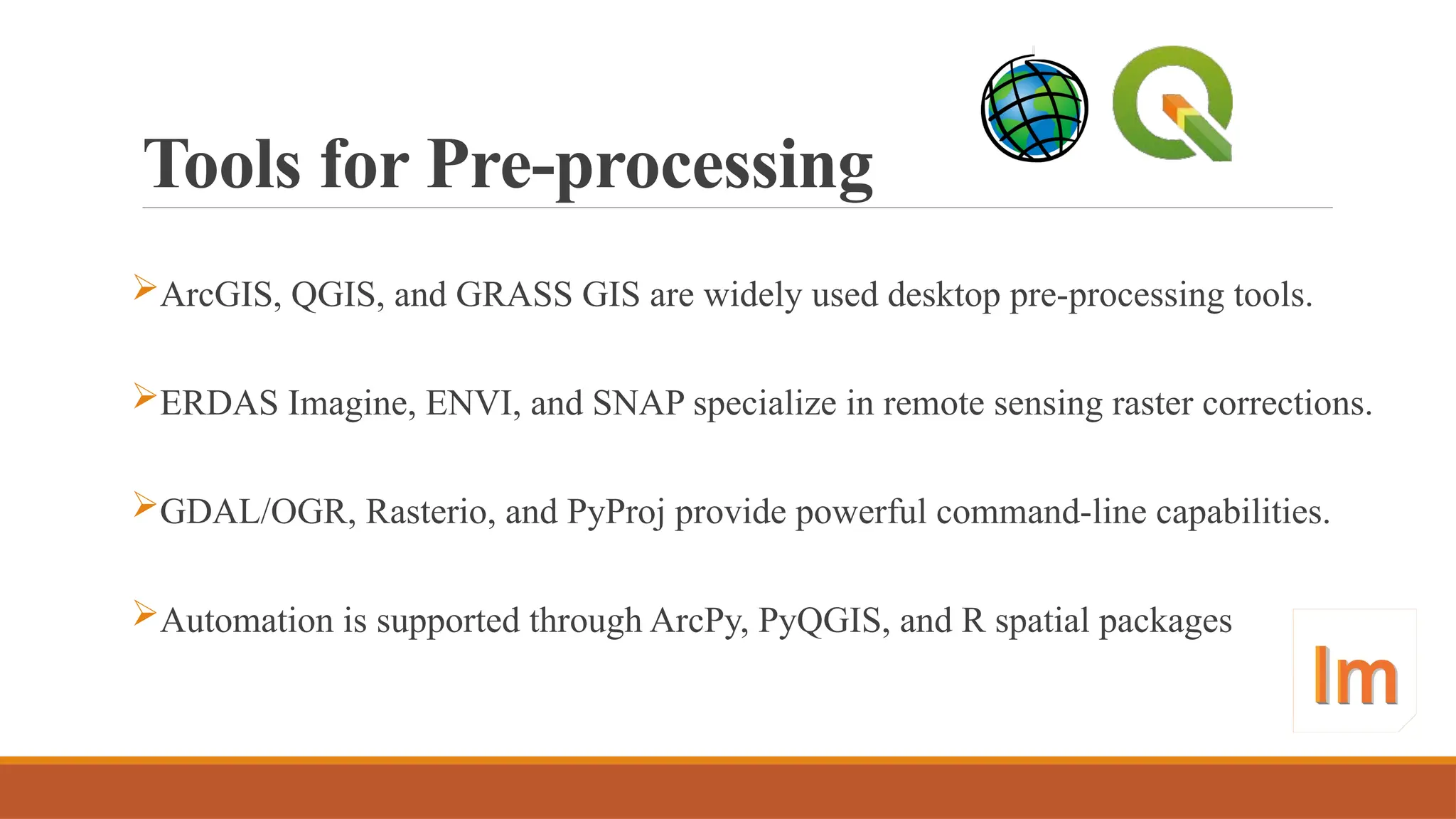 DATA PRE-PROCESSING METHODS for Preprocessing and data retrieval in GIS | PPTX