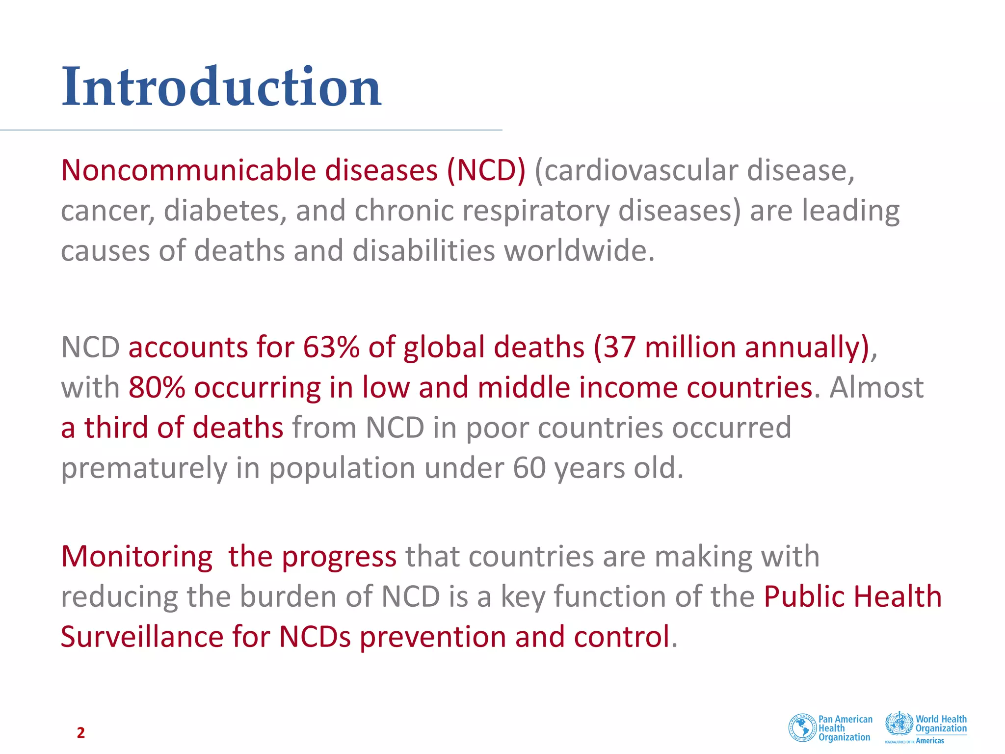 Data Preparation and Visualization for Monitoring NCDs Mortality | PPTX