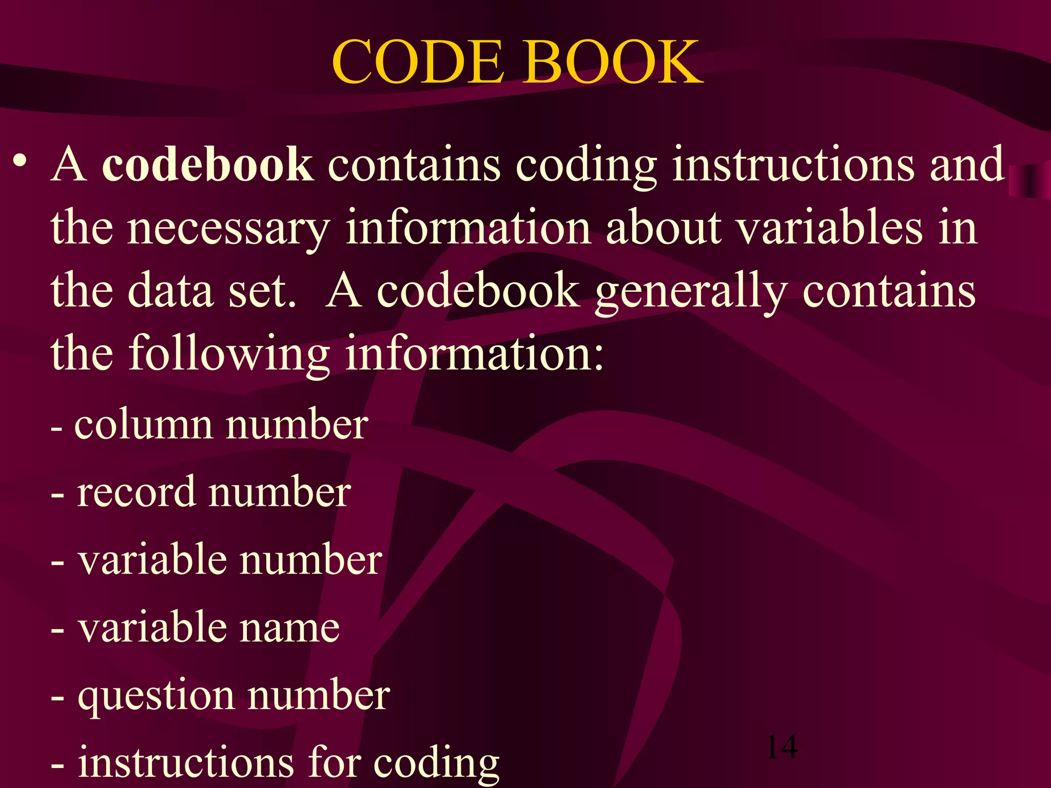 Data Preparation and Processing | PPT