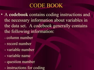 Data Preparation and Processing | PPT