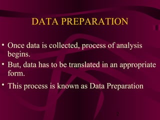 Data Preparation and Processing | PPT