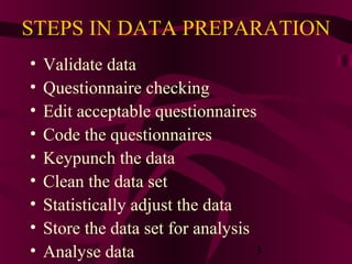 Data Preparation and Processing | PPT
