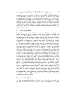 Data preparation for mining world wide web browsing patterns (1999) | PDF