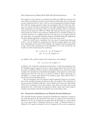 Data preparation for mining world wide web browsing patterns (1999) | PDF