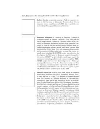 Data preparation for mining world wide web browsing patterns (1999) | PDF
