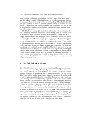 Data preparation for mining world wide web browsing patterns (1999) | PDF