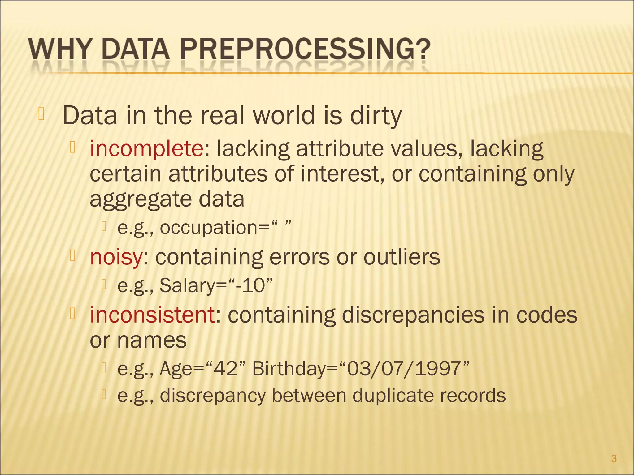 Datapreprocessing | PPT