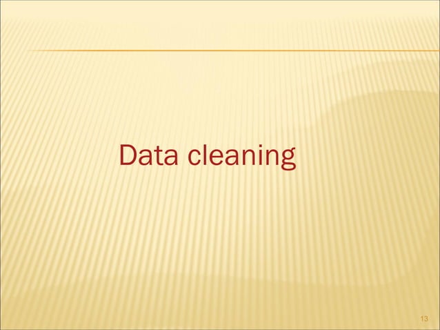 Datapreprocessing | PPT