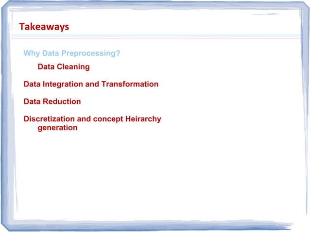 Data preprocessing | PPT | Databases | Computer Software and Applications
