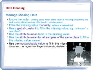 Data preprocessing | PPT