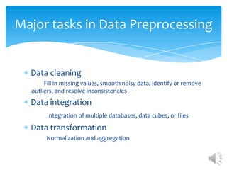 Data preprocessing | PPT