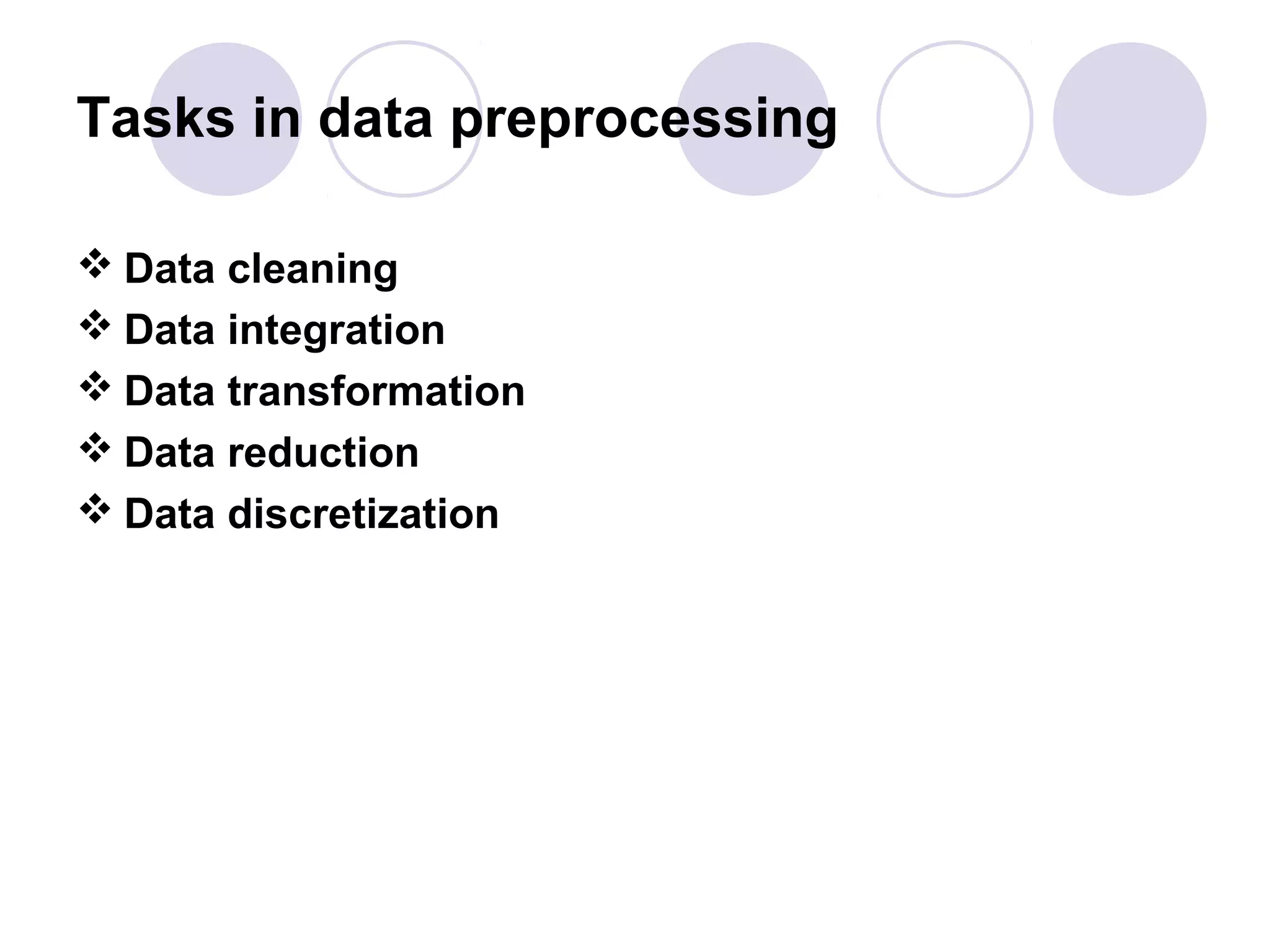 Data preprocessing | PPT | Databases | Computer Software and Applications