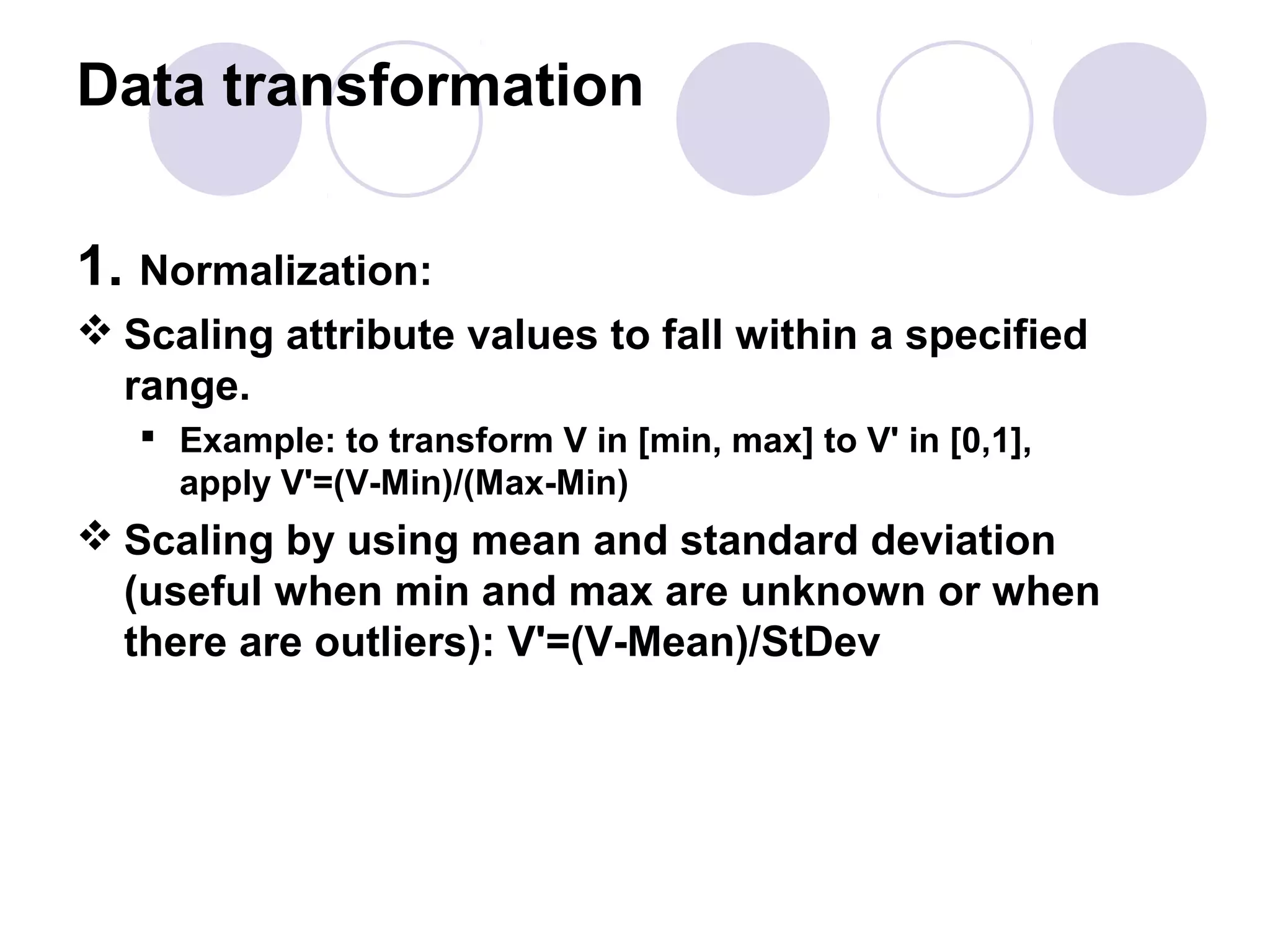 Data preprocessing | PPT | Databases | Computer Software and Applications