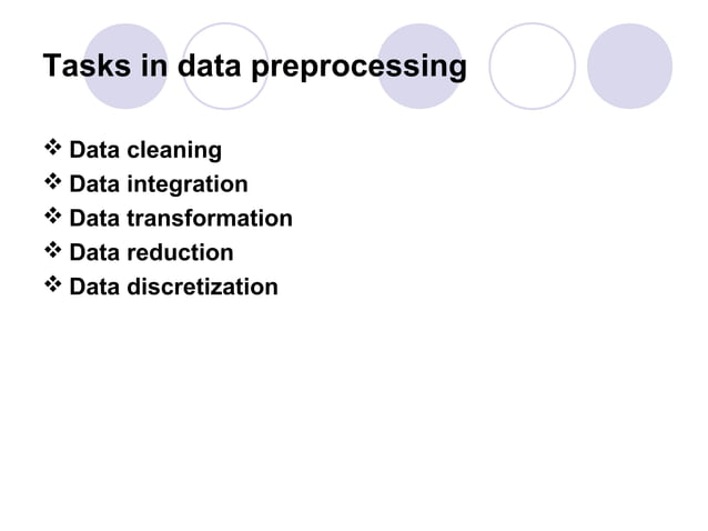Data preprocessing | PPT