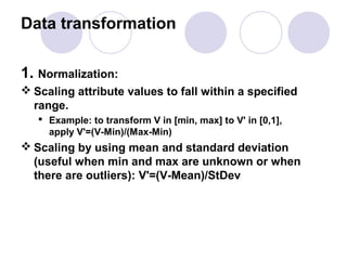 Data preprocessing | PPT | Databases | Computer Software and Applications