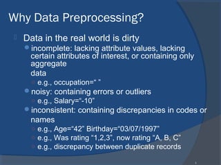 Data preprocessing | PPT