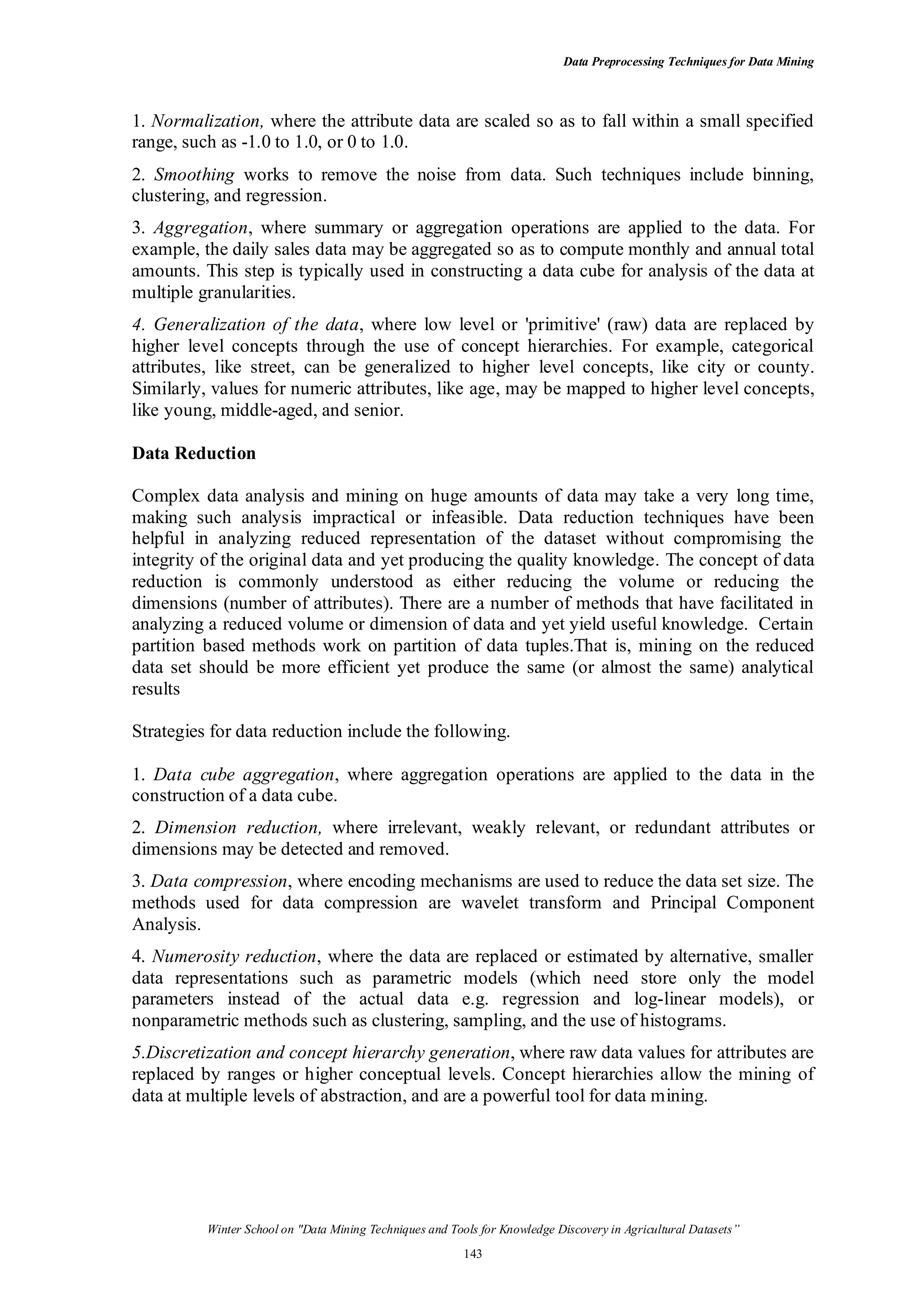 Data preprocessing | PDF