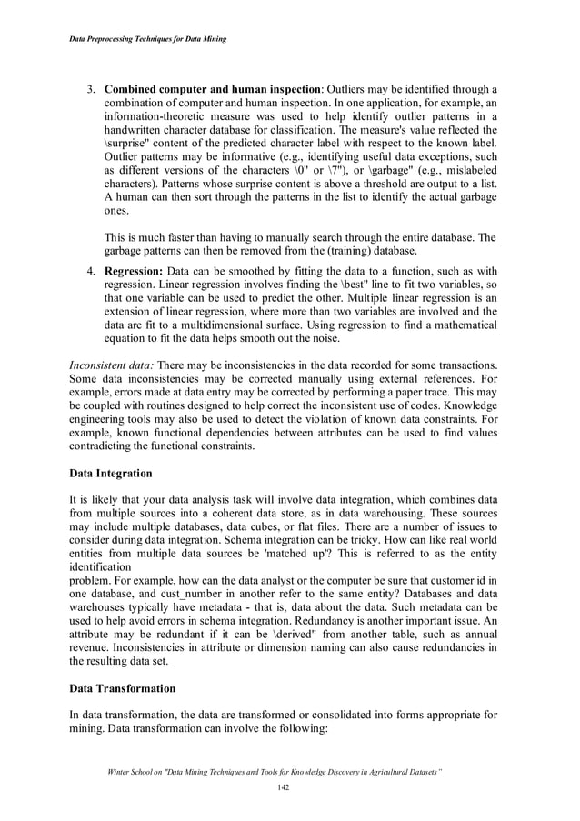 Data preprocessing | PDF