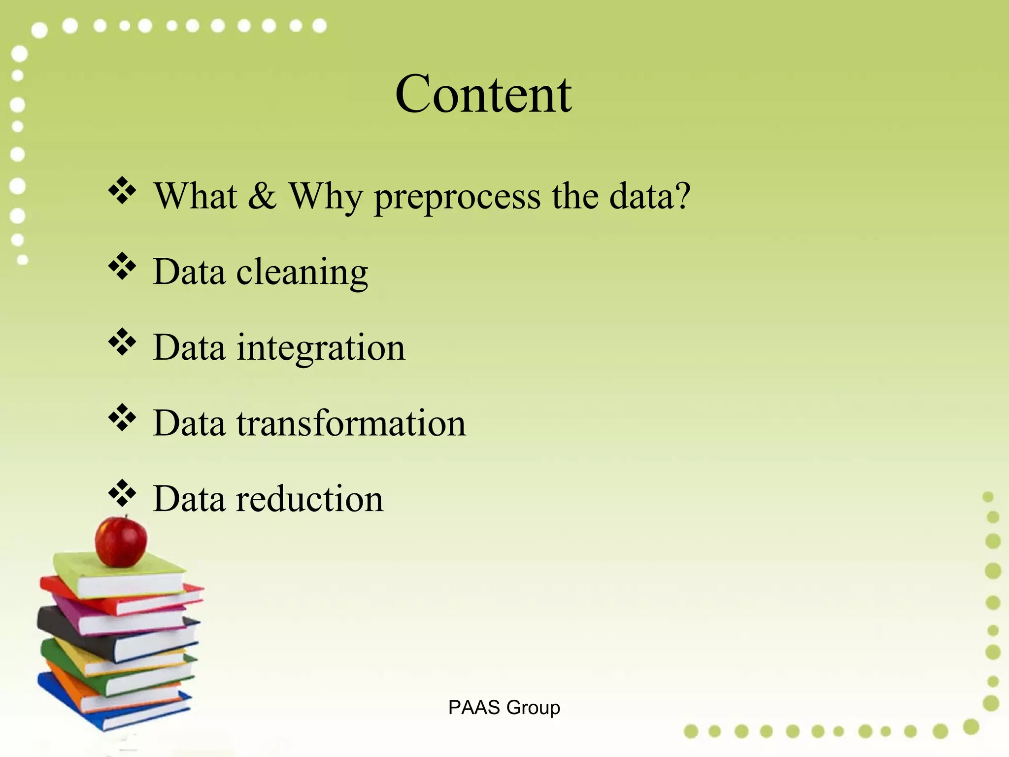 Data preprocessing | PPT