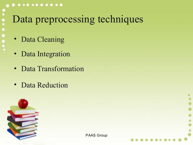 Data preprocessing