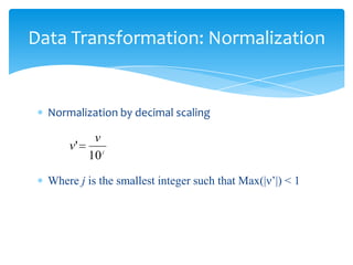 Data preprocessing | PPT