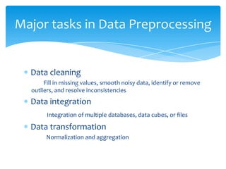 Data preprocessing | PPT