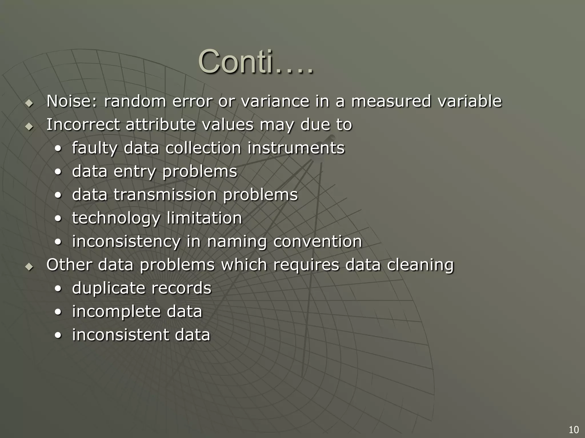 Data pre processing | PPT