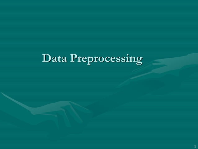 Data pre processing | PPT | Databases | Computer Software and Applications