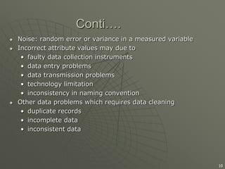 Data pre processing | PPT