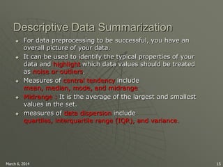 Data pre processing | PPT
