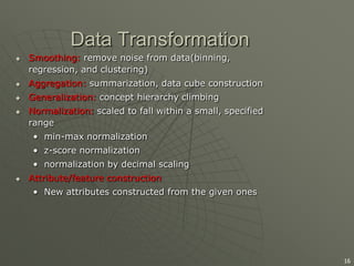Data pre processing | PPT