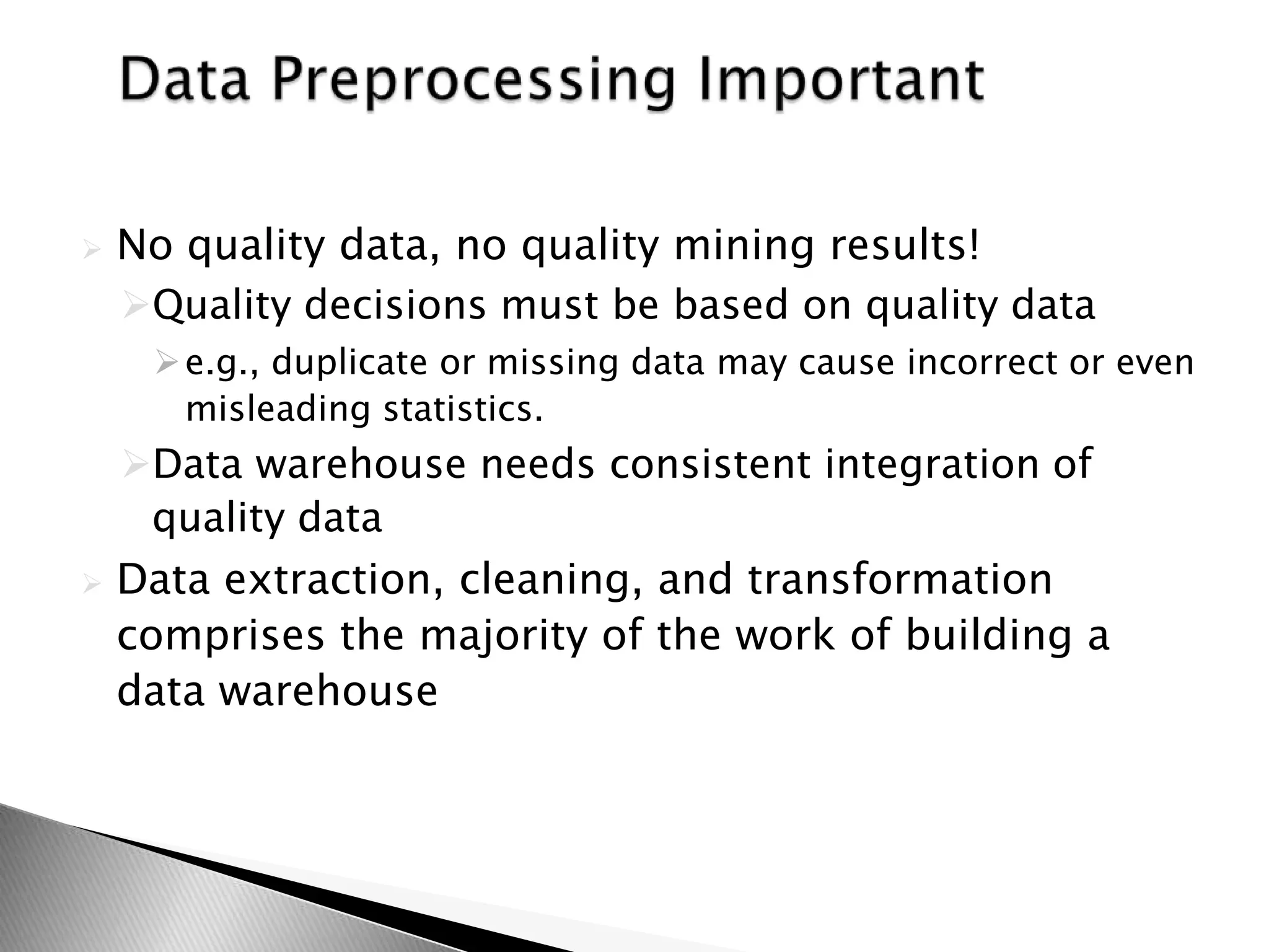 Data preprocessing | PPT