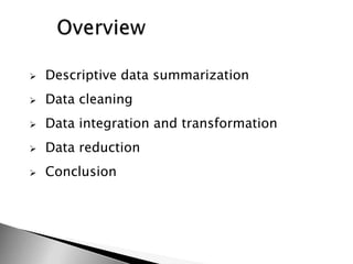 Data preprocessing | PPT