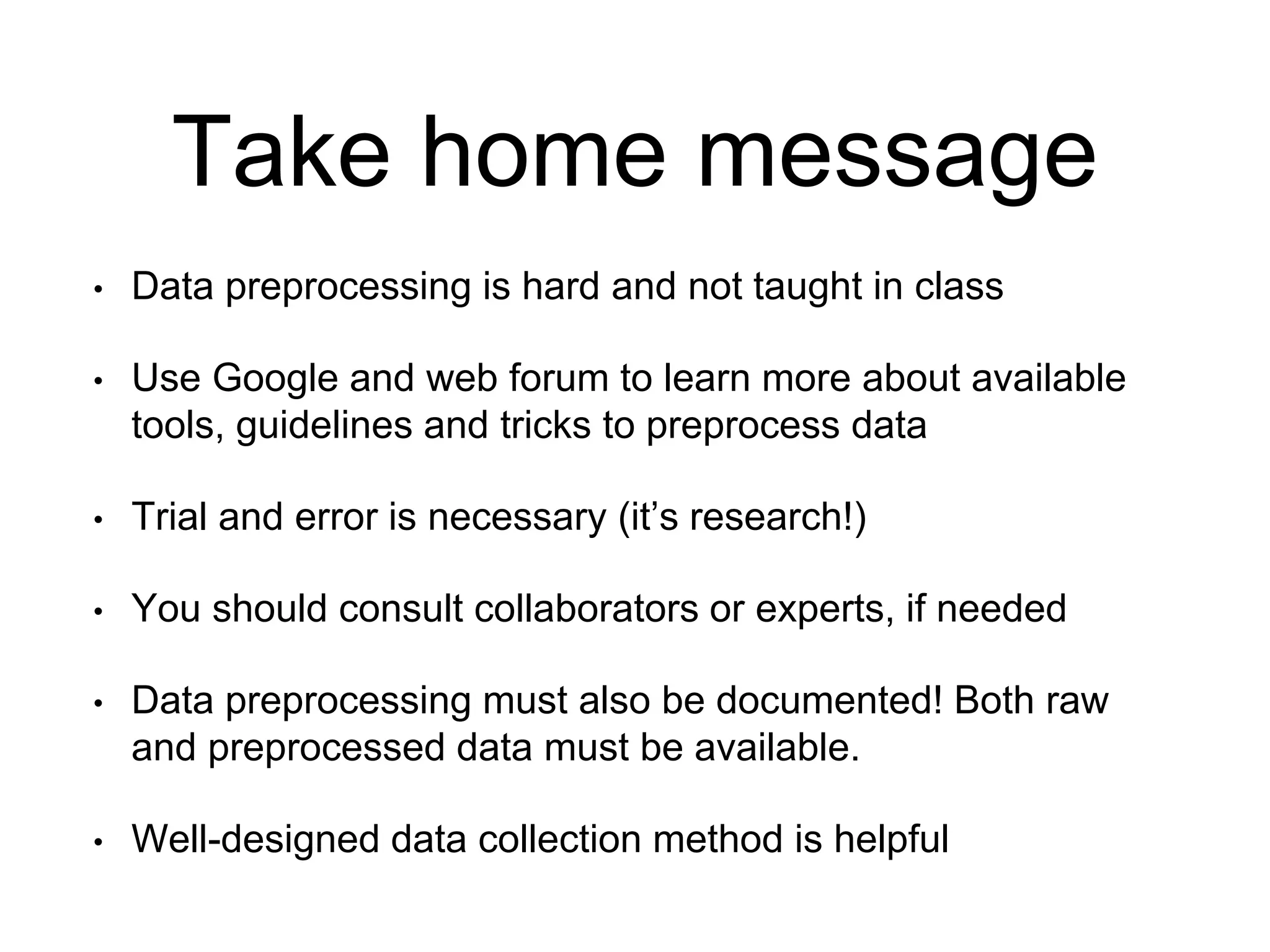 Data preprocessing | PPTX