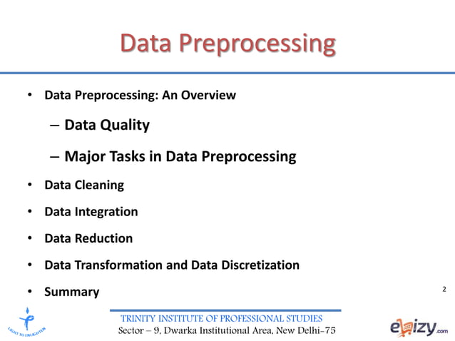 Data Preprocessing- Data Warehouse & Data Mining | PPTX | Databases | Computer Software and ...