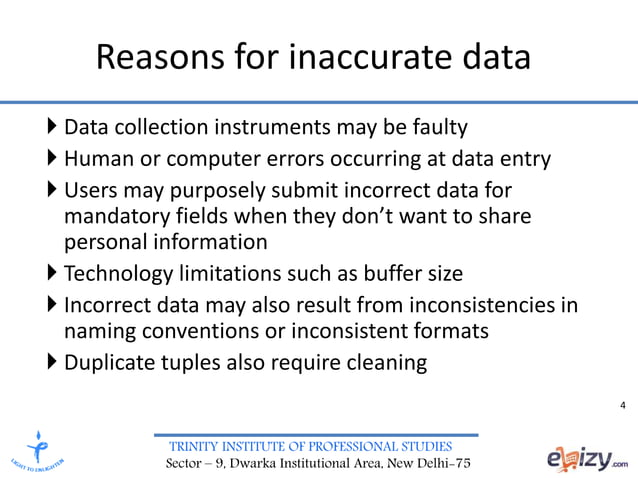 Data Preprocessing- Data Warehouse & Data Mining | PPTX | Databases | Computer Software and ...