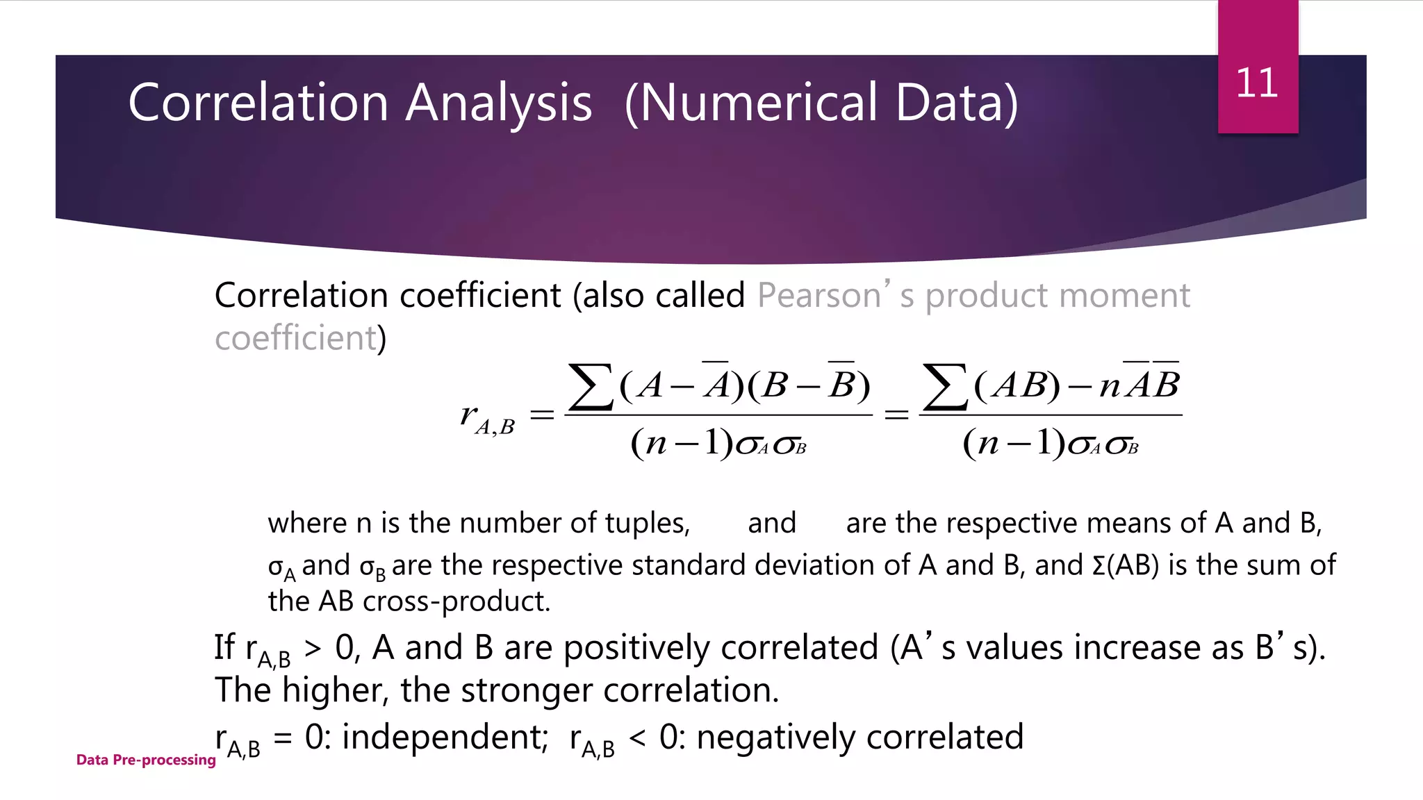 Data preprocessing PPT | PPTX