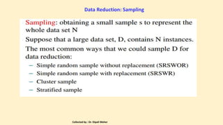 DataPreprocessing.pptx | Databases | Computer Software and Applications