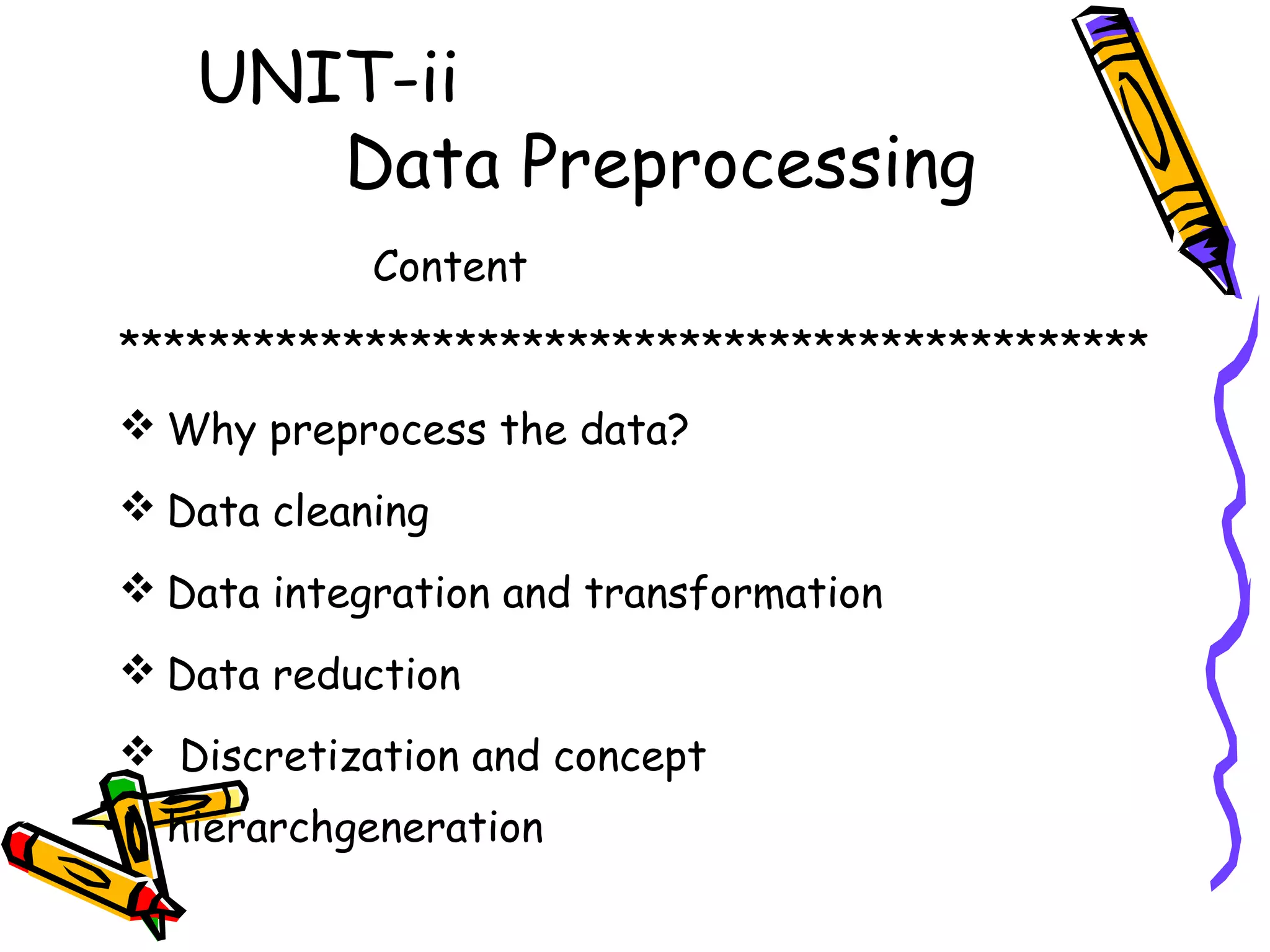 Data preprocessing ppt1 | PPT
