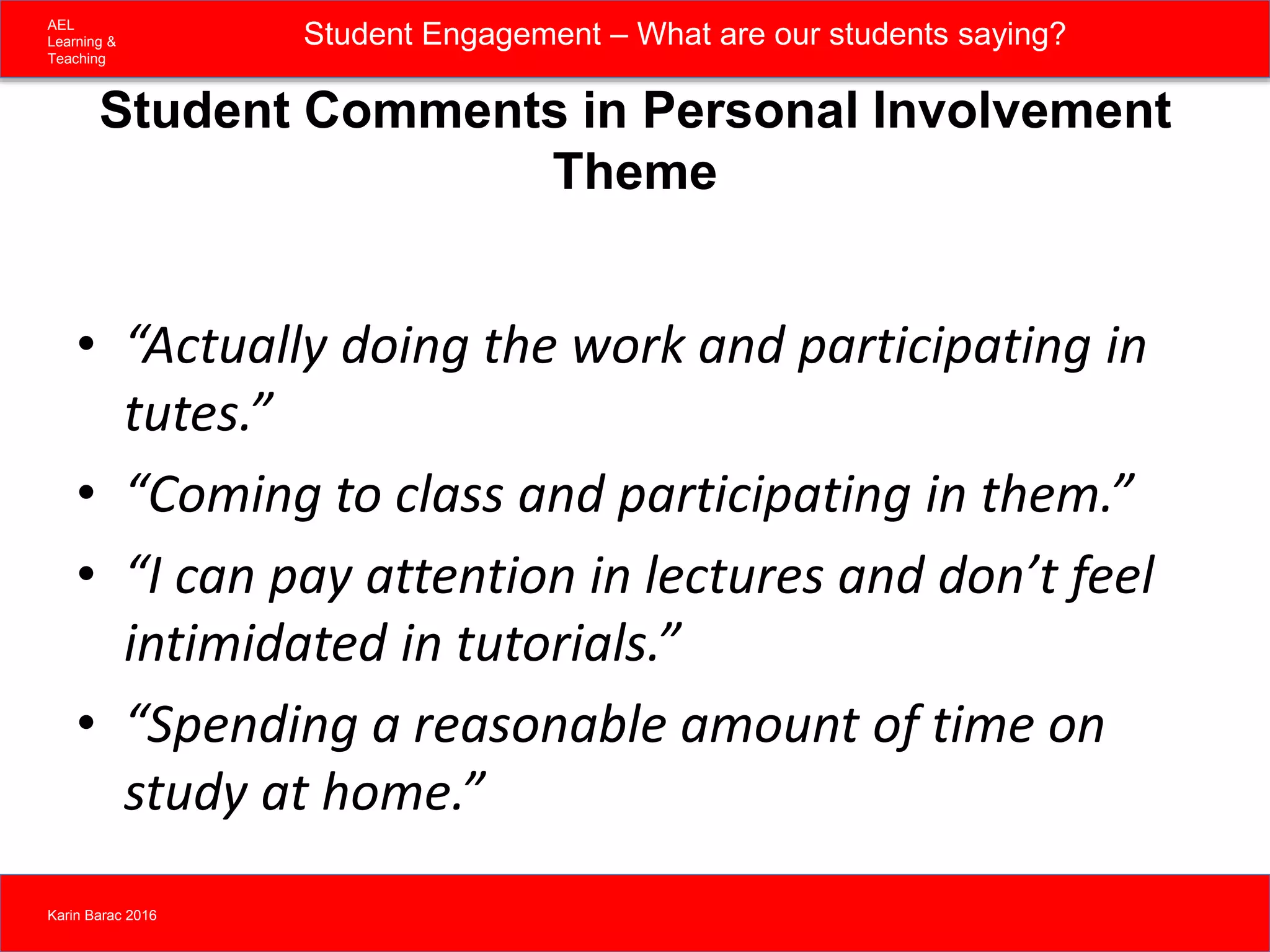 Data presentation: Student Engagement | PPT