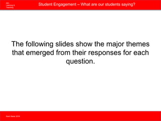 Data presentation: Student Engagement | PPT