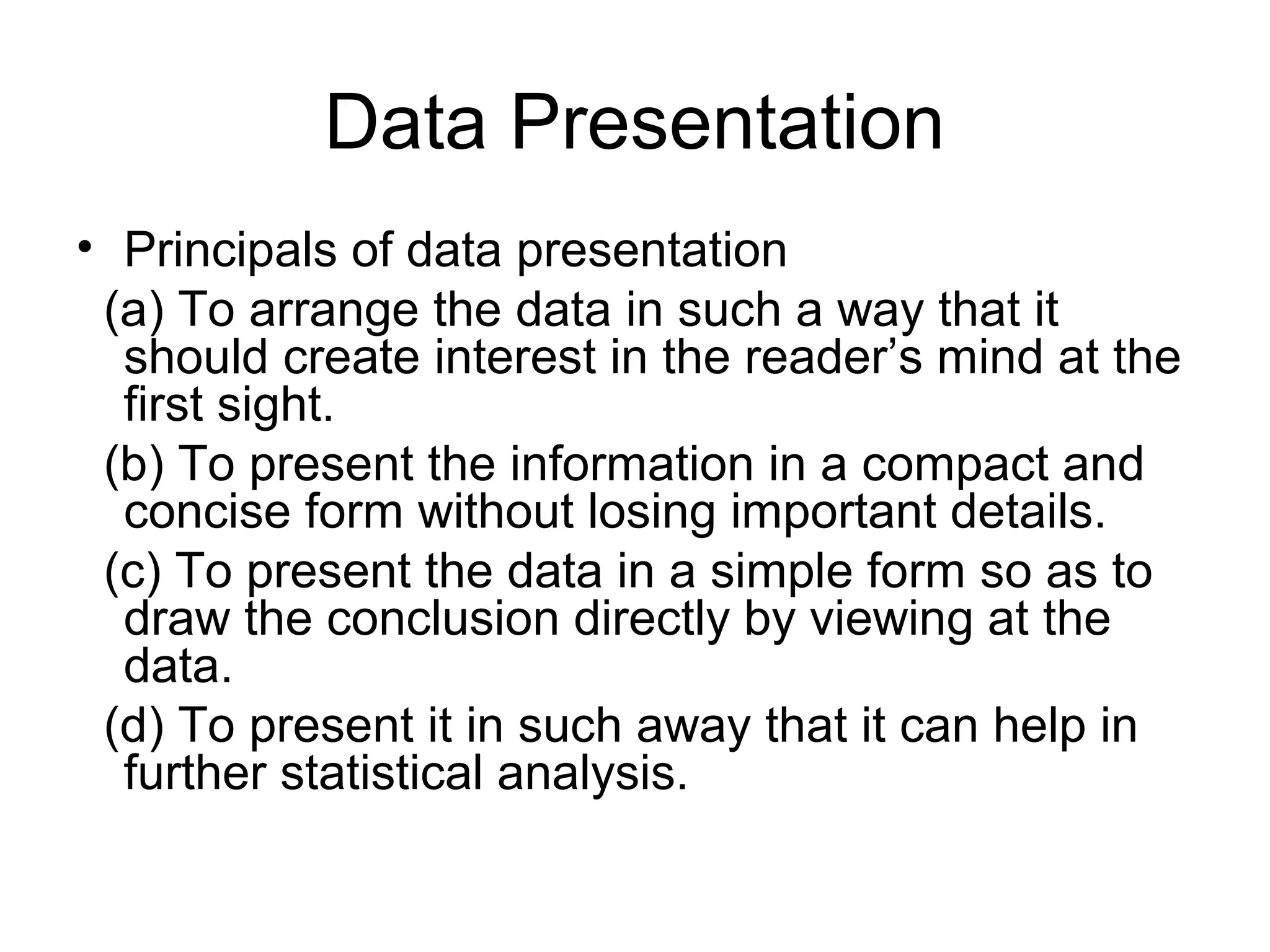 Data presentation 2 | PPT