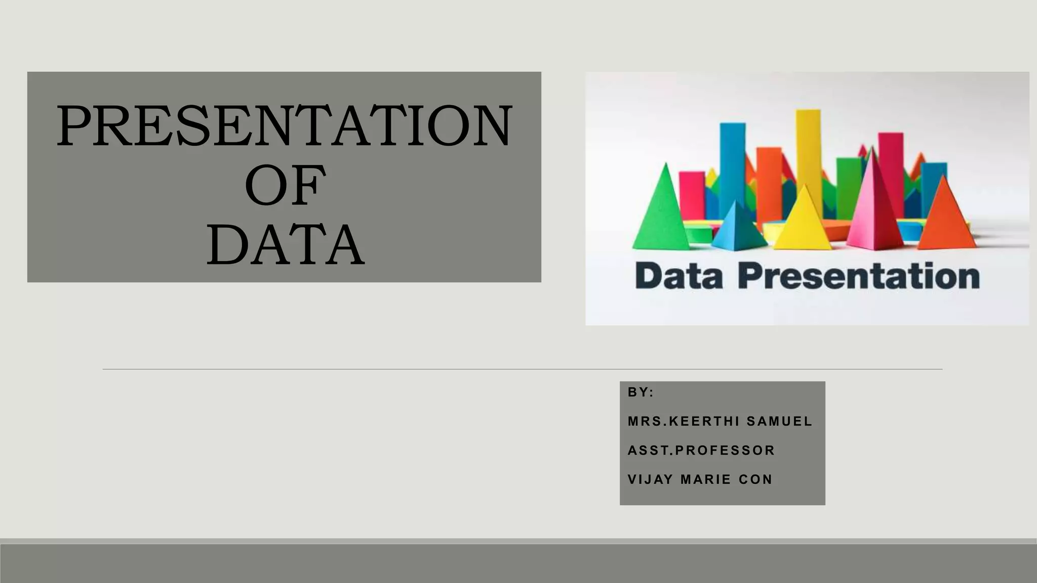 Presentation Of Statistical Data Pptx Databases Computer Software And Applications