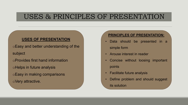 PRESENTATION OF STATISTICAL DATA | PPTX | Databases | Computer Software and Applications