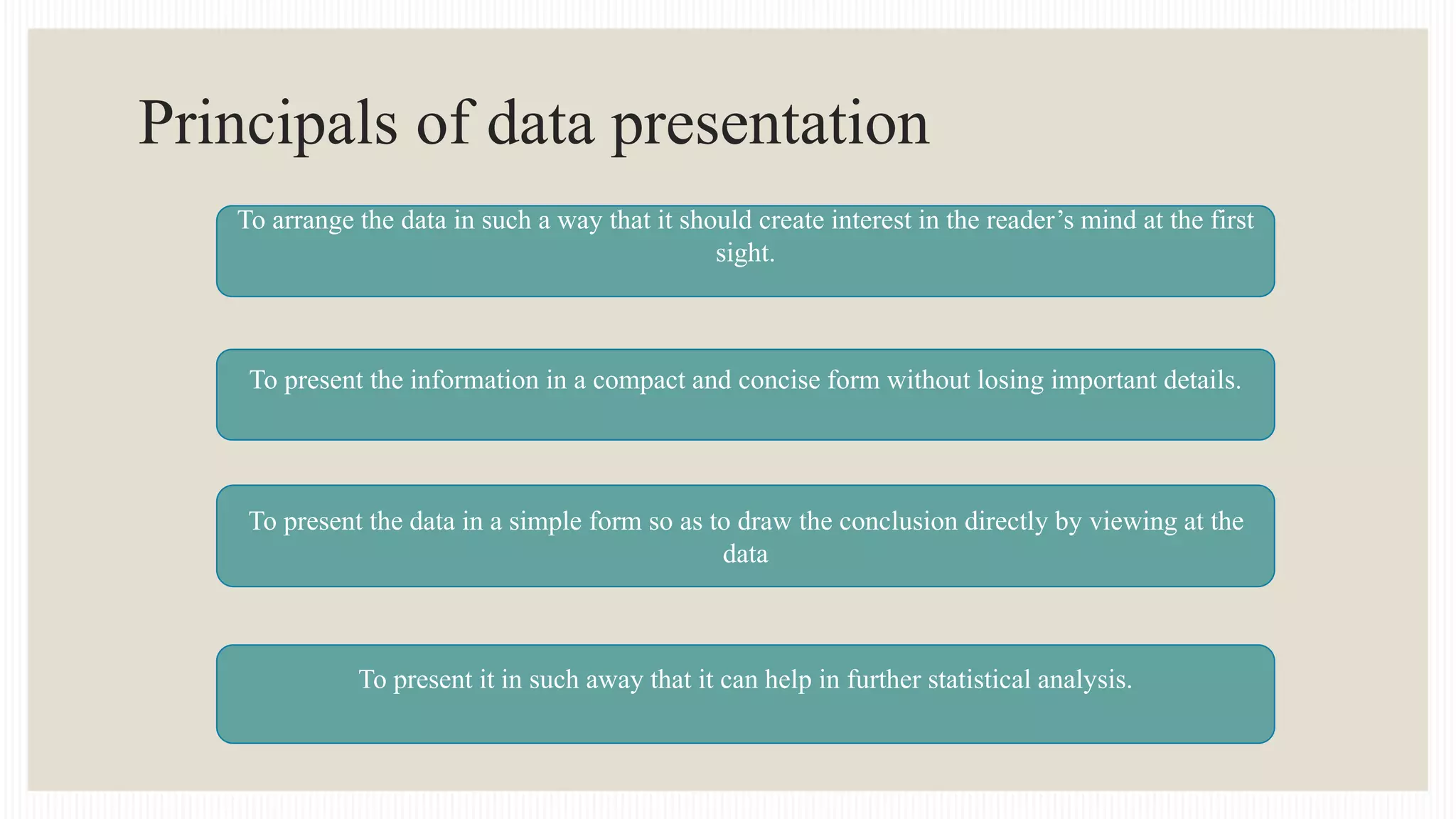 Data Presentation Methods 1pptx Databases Computer Software And