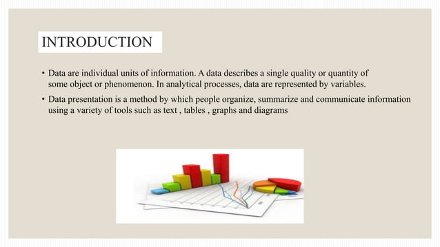 DATA PRESENTATION METHODS - 1.pptx | Databases | Computer Software and Applications